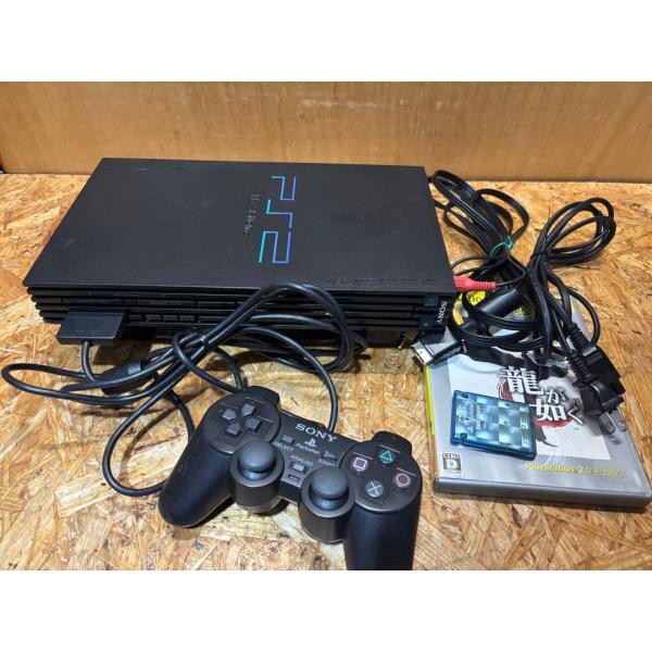 PS1、PS2ディスク２種動作確認問題ありません。読み込み少し遅めです。できる限り清掃してあります。写真をよくご覧になってからご購入お願いします。写真にある本体、デュアルショック2、メモリーAVケーブル、電源コード、ソフトのセットです。