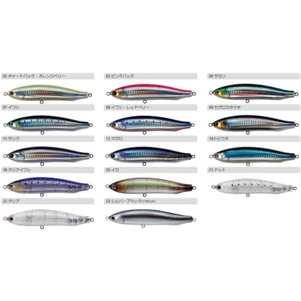 CBP170 Floating 170mm 76g＊ Surface フック別売 H#9 ＊推奨フック装着時170mm推奨フック:オーナーST66 3/0または、がまかつトレブルSP-XH 4/0表層を逃げ惑う小魚を意識し、サイズ、フォルム...