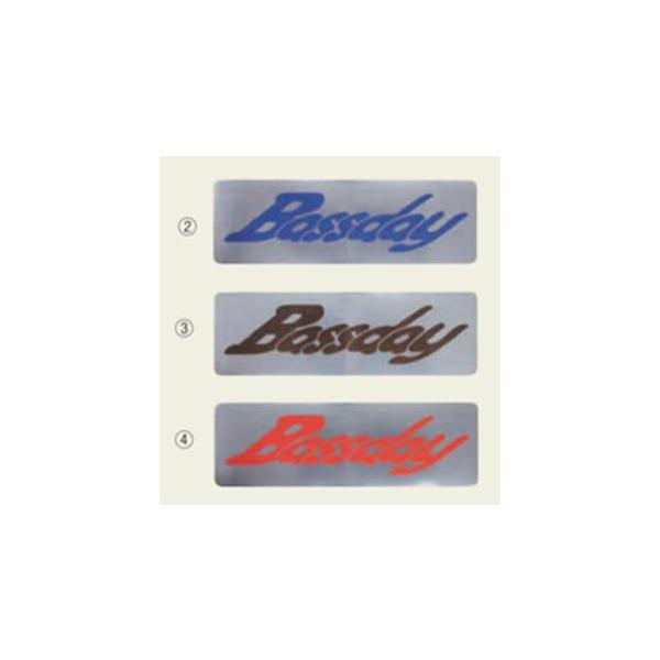 2.3.4. ロゴステッカーLOGO STICKERシルバーメタルベースに鮮やかなカラーロゴ。どこに貼っても良く目立ちます。●カラー　2.ブルー　3. ブラウン　4. レッド●サイズ　H64×W200mm※超レア。旧タイプのバスデイロゴステ...