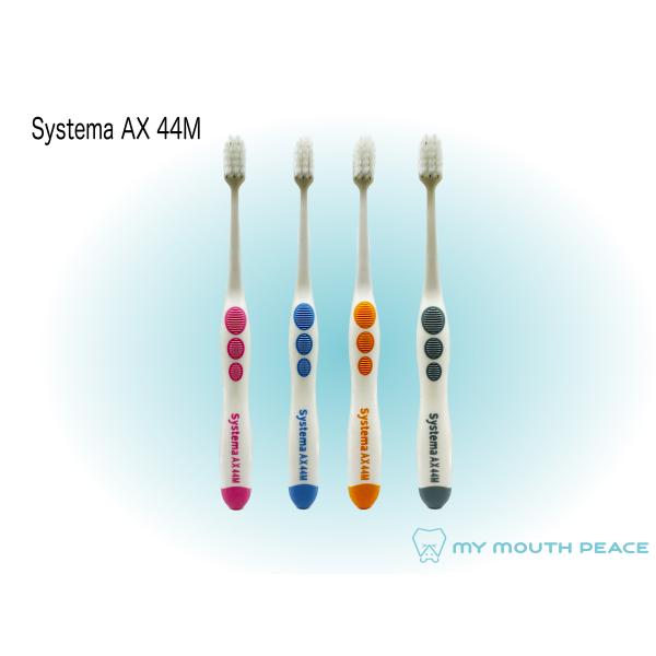 (1)厚さ2.6mm超薄型コンパクトヘッドDENT.MAXIMAの超薄型ヘッド技術を活用し、ヘッドの樹脂部分を削減。植毛部も含め、ヘッド全体をコンパクト化。狭い部位にも毛先が届きやすく、口腔内での動かしやすさを追求した設計です。(2)歯肉へ...