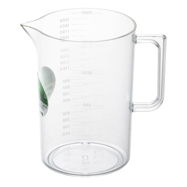 【商品概要】家庭用に・業務用に透明で計りやすいメジャーカップです。材質:メタクリル樹脂耐熱温度:70°目盛:100ccごと・1/2カップごとの併用目盛【商品説明】【商品詳細】ブランド：近与(KONYO)商品種別：ホーム＆キッチン商品名：近与...