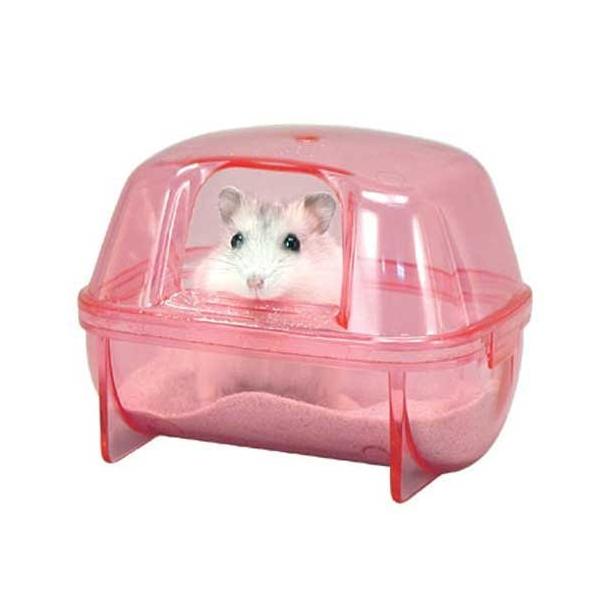 【商品概要】【商品説明】お掃除ミニシャベル付き！ バス・ハウス　ドワーフハムスター用 対象 ハムスター 特長 ●バス・ハウスは、砂が外へ飛び散りにくく、バスハウスの底形状を曲面に設計してあります。 ●砂浴びをしても砂が常に底面中央部に集まり...