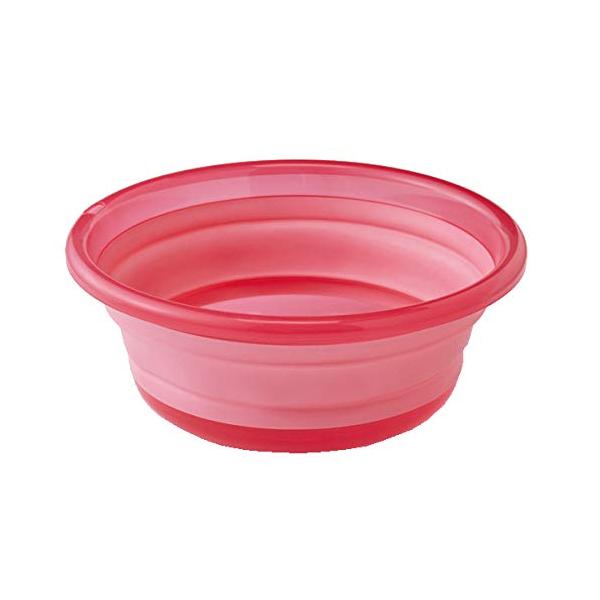 【商品概要】【商品仕様】商品サイズ/使用時：(約)直径31×高さ12cm・収納時：(約)直径31×高さ4.5cm、容量/(約)5L、材質/ポリプロピレン・熱可塑性エラストマー、耐熱温度/60℃、耐冷温度/-30℃【掃除・洗濯に便利】洗濯やお...