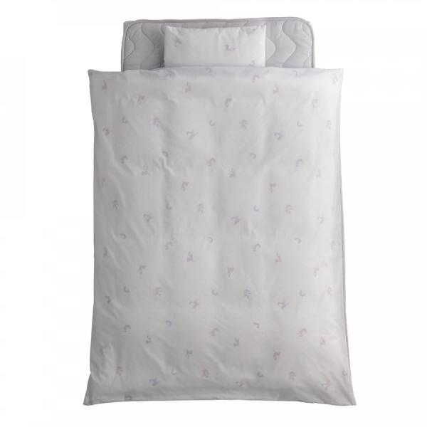 【商品概要】レギュラーサイズのベッドに合う、お布団セット【商品説明】【商品詳細】ブランド：カトージ商品種別：ベビー＆マタニティ商品名：ベビー組布団 レギュラー（ユニコーン）製造元：カトージ商品番号：05305商品内容：シングル色：ホワイト商...