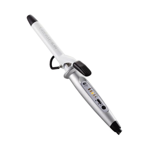 イオンカールアイロンクレイツイオン?セラミックプレート&amp;パイプ髪すべりを滑らかにし、髪にツヤと潤い感を与えます。５段階温度調節最高温度190℃。髪質に合わせて、150℃〜190℃まで10℃毎の5段階の温度設定が可能。プレート・パイプ...