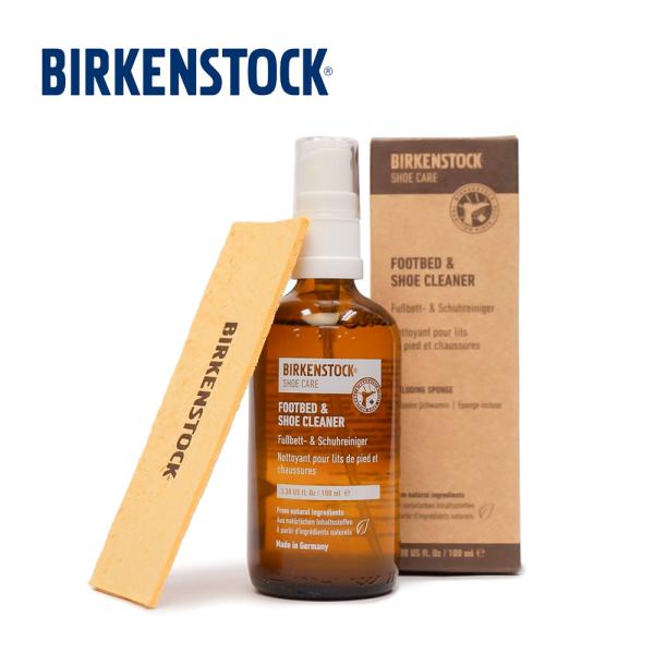 BIRKENSTOCKフットベッド＆シュークリーナーは、万能クリーナーです。シミや汚れも落とすこのクリーナーはあらゆる種類の素材（スエード、ヌバック、オイルド、スムースレザー、またテキスタイル）にご利用いただけます。※スポンジ付属効用：清浄...