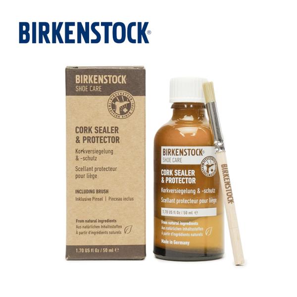 天然ゴム混合フットベッドが使われているBIRKENSTOCKサンダルにぴったりの製品です。コルクのお手入れのみならず、コルクソールの縁や小さなひびを保護・密閉、素材の乾燥やひび割れを防ぎ、靴を長持ちさせることができます。また、素材に水分・油...