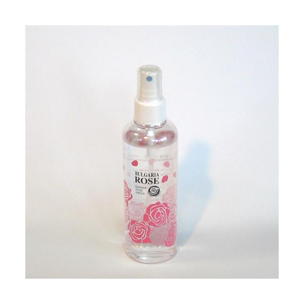 ダマスク ローズウォーターは、ブルガリア産のダマスクローズの花びらと、天然の地下水だけでつくった「防腐剤・化学香料無添加のバラの化粧水」ローズウォーターです。生きたバラの香りにリラックスし、お肌も心も癒されます。200ml入りスプレータイプ...