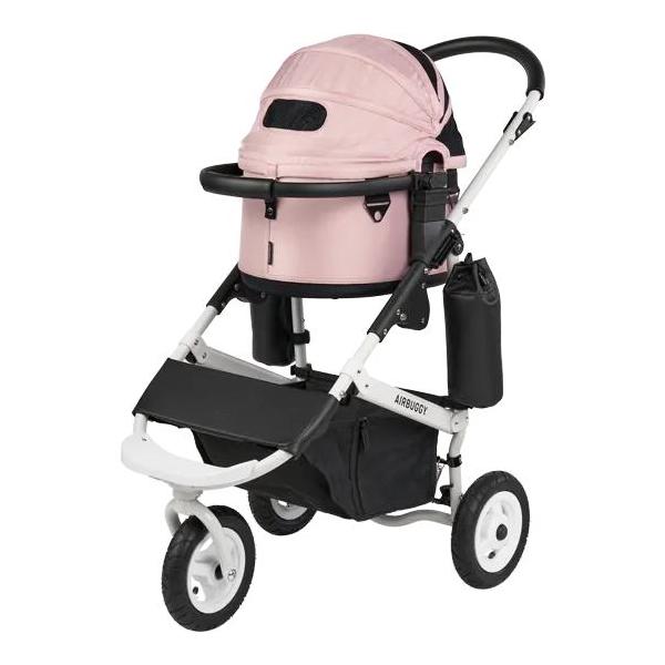 白と黒のシンプルなフレームと、６色のカラーラインナップのコットの組み合わせで全12 種類のバリエーションを用意したDOME3 SMALL(スモール)。小型犬や小動物サイズに適したペットカート用にハンドブレーキが無い軽いフレームを採用。DOM...