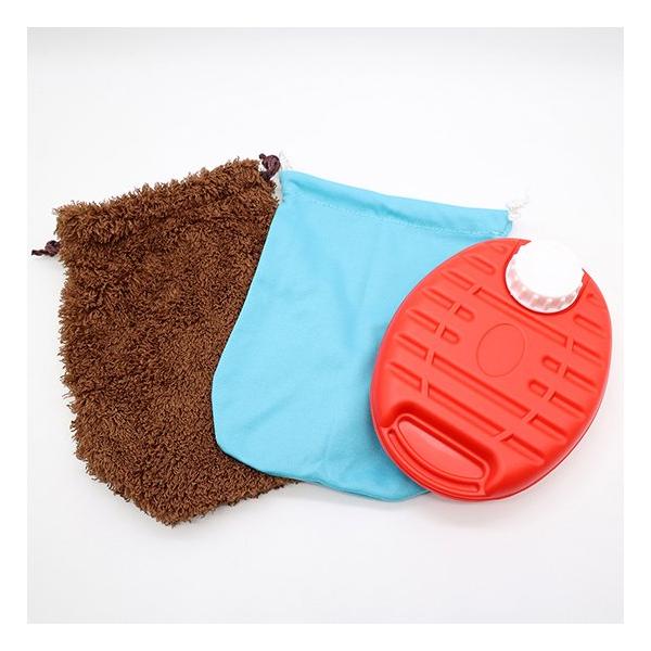 夏と冬の2WAYで使える湯たんぽです。