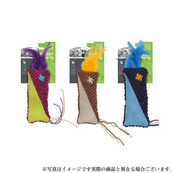 M-PETS HERBYキャットニップトイ バーディー パープル・ブラウン・ブルー