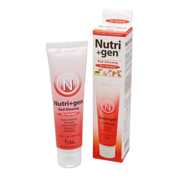 ニュートリプラスジェンは、ペッツ＆バイオ社の純粋な韓国バイオ技術で作られた特許製品です。大切なペットの健康を最優先の目標に天然物質100％で作られており、有益な栄養成分を100種類以上使用してつくりました。有害成分である防腐剤、乳化剤、化学...