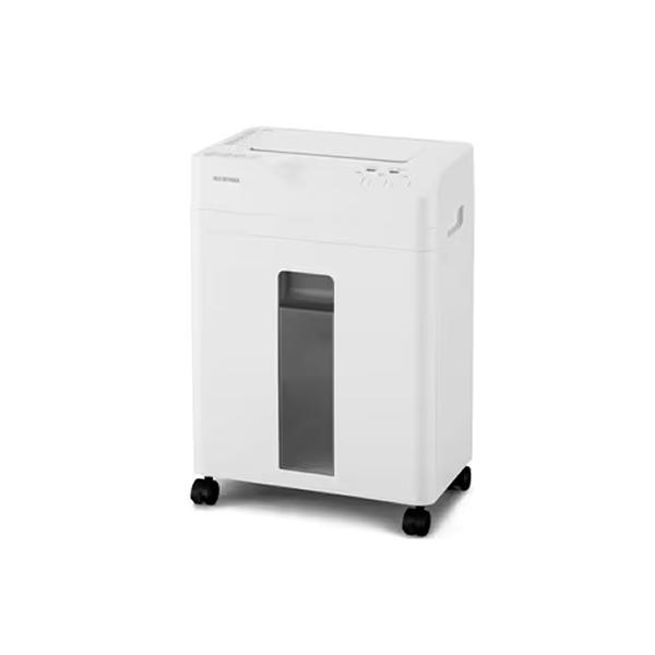 一度にコピー用紙60枚を自動細断可能なオートフィードシュレッダーです。【仕様】商品サイズ（mm）：幅350×奥行220×高さ492重量（kg）：8.5主要素材：ABS樹脂、HIPS（耐衝撃性ポリスチレン）定格電源：AC100V、50/60H...