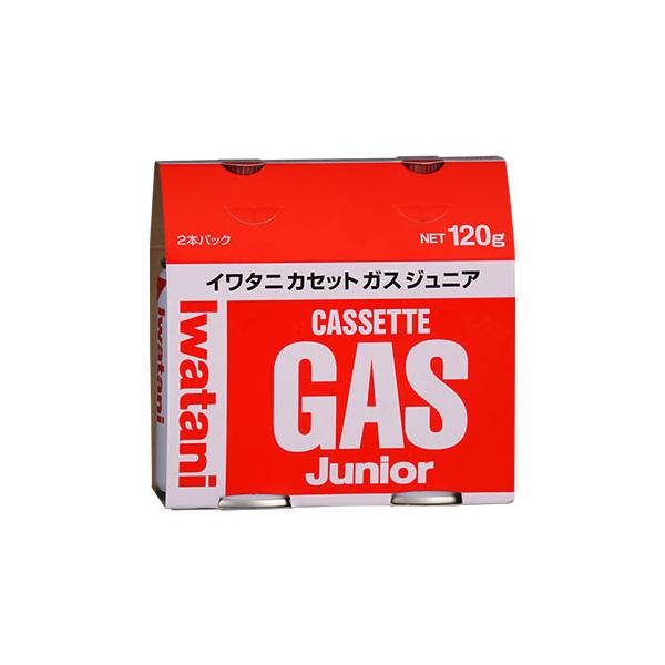 小型タイプのカセットこんろやジュニアバーナーに【商品情報】本体サイズ(幅×奥行×高さ）：65×129mmパックサイズ（幅×奥行×高さ）：135×67×131mm商品重量：約420g使用ガス：LPG（液化ブタン）内容量：120g×2生産国：韓...