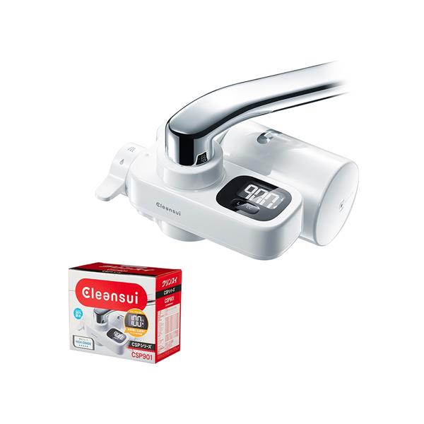 視認性向上のため、大型液晶を搭載しました。調理用途をさらに広げていただくため、濾過水量が計れるCC表示機能（100cc刻み）を搭載。粒子を細かくしエッチング処理したSUS板を使用することで、水はね抑制しキメの細かいシャワーを実現しました。浄...