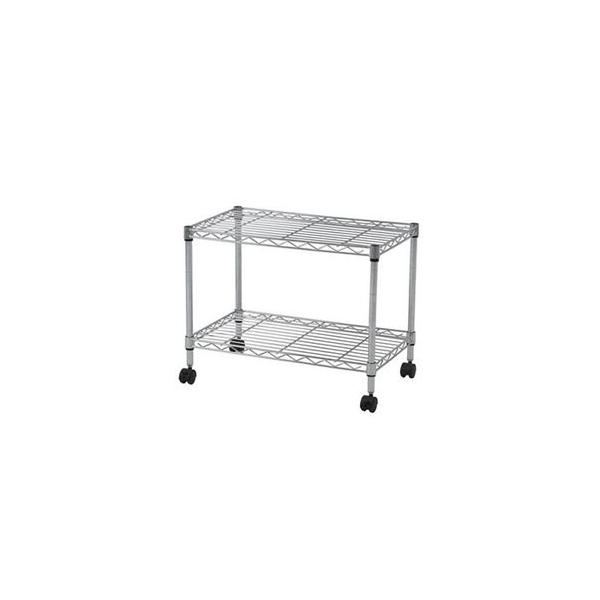 ※お客様による組み立てが必要な商品です。ひとり暮らしに最適な2段メタルラック。キャスター付きなので移動もラクラクです。外形寸法（約）幅60×奥行35×高さ51cm（キャスター含む）重量：約3kg材質：スチール（クロムメッキ）販売元：不二貿易...
