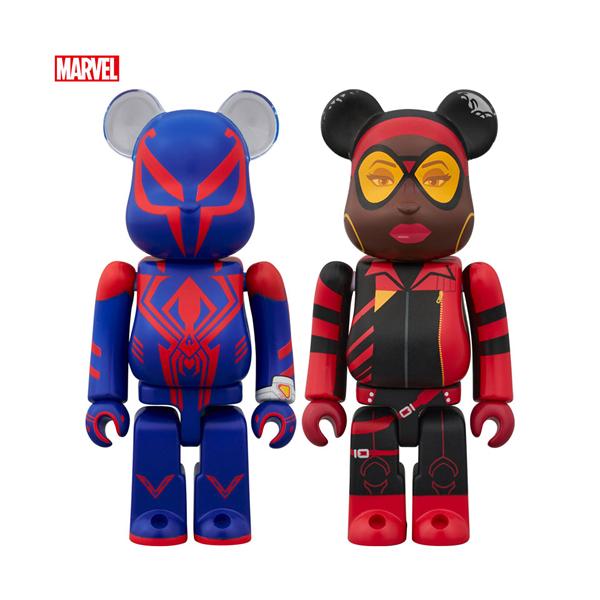 『SPIDER-MAN： ACROSS THE SPIDER-VERSE』よりSPIDER-MAN 2099＆SPIDER-WOMAN が登場！【サイズ】各全高約70mm【セット内容一覧】BE＠RBRICK SPIDER-MAN 2099B...