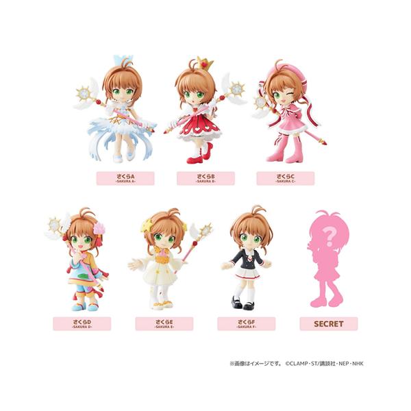 全7種(内シークレット1種)よりランダムに封入。アニメ「カードキャプターさくら クリアカード編」より、ブシロードクリエイティブがおくる『手のひらサイズの新世界』をコンセプトに展開するデフォルメフィギュアブランド「PalVerse(パルバース...