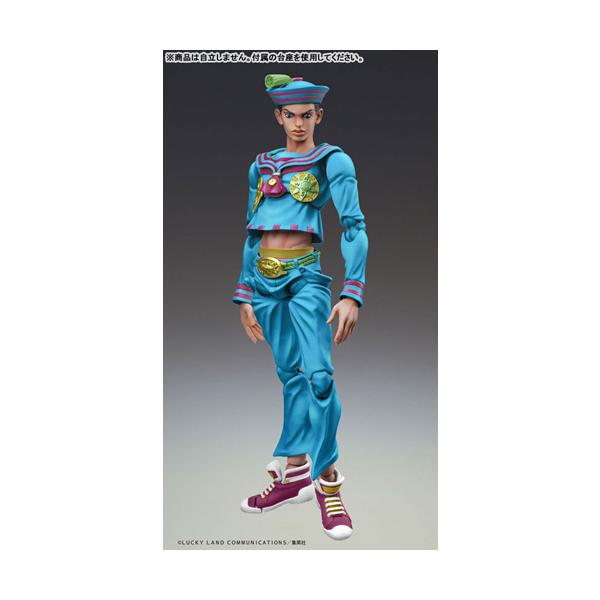 メディコス・エンタテインメントが放つ人気シリーズ【超像可動】『ジョジョリオン』ジョジョの奇妙な冒険 Part8より、主人公「東方定助」がセカンドカラーで登場ッ！！オプションパーツには、あまりの美味しさに感動したごま蜜だんご、携帯電話、東方大...