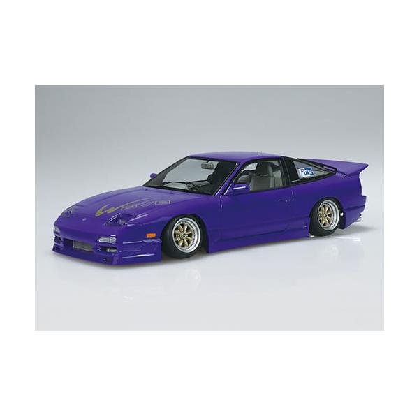 180SXのドリ車スタイル第3弾！！◆金型追加ザ☆チューンドカーシリーズにB-WAVE仕様の180SXが登場！B-WAVEフロントハーフスポイラー、サイドステップ、リアマッドスポイラー、リアウイングを組み合わせ、特徴的なB-WAVEエアロラ...