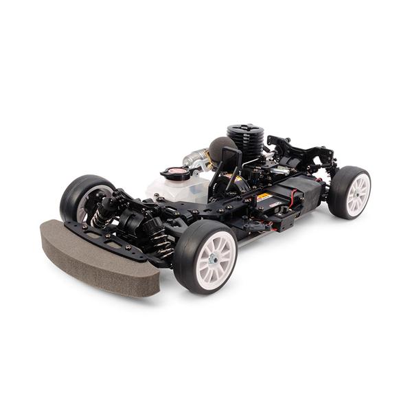 【 基本スペック 】●シャーシ長377mm●シャーシ幅185〜190mm(可変)●ホイールベース257mm●トレッド=前後共164〜168mm(可変)●シャーシ材質=3mm厚アルミ製ロワ＋ガラス強化製ナイロン樹脂製アッパーのダブルデッキ●デ...