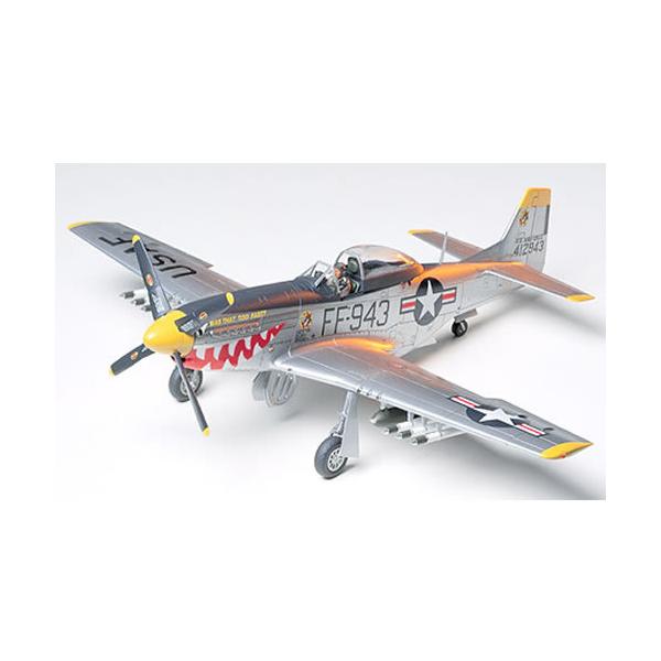 優れた高速力と航続力、運動性などバランスの取れた高性能で第二次大戦最優秀レシプロ機といわれるアメリカ陸軍航空隊のP-51Dマスタング。大戦後もアメリカ空軍の陸軍航空隊からの独立にともなって名称をF-51Dと改称、第一線にとどまりました。この...