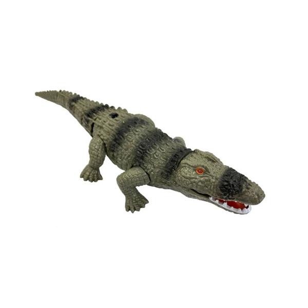 赤外線RCに今度はゴリラとワニが登場！懐中電灯型の送信機で前進後退の簡単操作。操作中は口の開閉、目の点灯、咆哮機能も搭載しております。デモ機能付きなので、どんな動きをするか眺めても良し！■本体：2.4V80mAh ニッケル水素電池■送信機よ...
