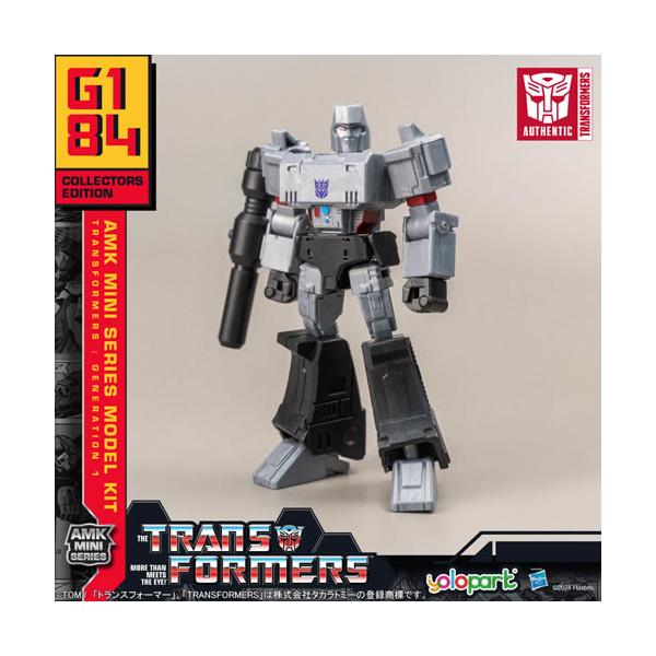 『トランスフォーマー』アニメ作品、第1作より3体の塗装済み組み立てキットが登場します。破壊に優れる、猛者揃いディセプティコンを束ねるメガトロンやサウンドウェーブ、スタースクリームの3種類です。関節部分にボールジョイントを使用しており、簡単な...