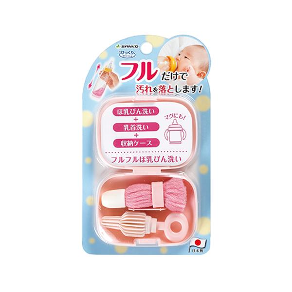 ●特殊形状の繊維を使用しているので、水だけでも汚れをかき出すことができます。●外出時に便利な収納ケース付き。●クリーナーをほ乳びんに入れ、キャップをしめて振るだけで、内側の汚れを落とします。●乳首洗いはソフトな素材を使用しており、ほとんどの...