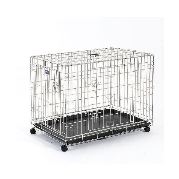 ・頑丈なステンレスのペットケージ。錆びにくいステンレス製ですので、水や湿気にも強く丈夫です。・ケージの掃除で一番面倒なのが下のトレー部分ではないでしょうか。シンプリーメゾンのケージはトレーが引き出せるためお掃除も簡単。・スペースに合わせて縦...