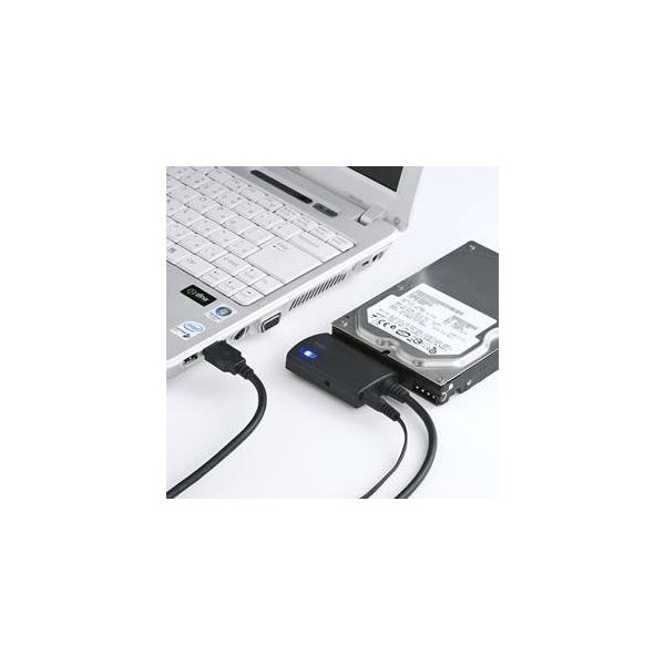 USB3.0対応で高速転送可能な簡単接続HDD・SSD・光学式ドライブ用シリアルATA変換ケーブル。●インターフェイス USB側/USB Ver.3.0準拠(USBVer.2.0上位互換） HDD側/シリアルATA ●サイズ W67×D40...