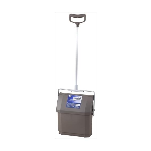 使用サイズ：●幅290×奥行100×高さ885mm●重量775g●原産国：JAPAN●材質：グリップ/ABS樹脂、ハンドル(柄)/アルミ合金、本体/蓋/ポリプロピレン●注意事項：この製品はちりとりです。用途以外に使用しないでください。火のそ...