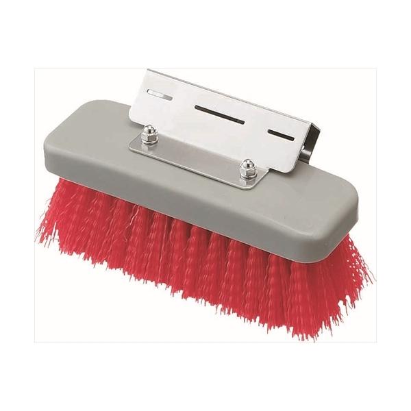 使用サイズ：●幅180mm●毛の長さ45mm●重量：270g●原産国：日本●ステンレス●高圧蒸気厳菌対応●薬品消毒対応●ゾーニング対応5色●抗菌●材質：〇甲：PP〇毛：PP〇ジョイント：ステンレス