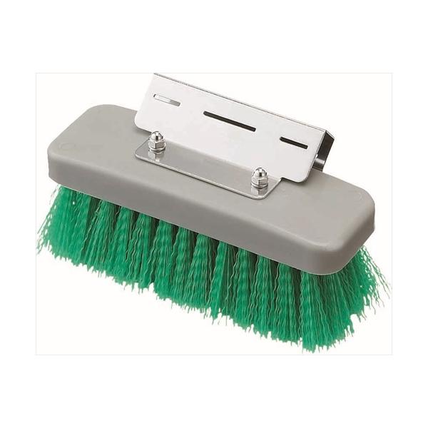 使用サイズ：●幅180mm●毛の長さ45mm●重量：270g●原産国：日本●ステンレス●高圧蒸気厳菌対応●薬品消毒対応●ゾーニング対応5色●抗菌●材質：〇甲：PP〇毛：PP〇ジョイント：ステンレス