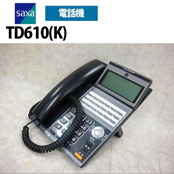 【中古】TD610(K) SAXA/サクサ Regalis UT700 18ボタン多機能電話機【ビジネスホン 業務用 電話機 本体】※動作確認済みです。※中古品の為、個体差が生じますのでご理解の上ご購入くださいませ。