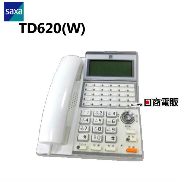 【中古】TD620(W) SAXA/サクサ UT700用 30ボタン多機能電話機【ビジネスホン 業務用 電話機 本体】※動作確認済みです。※中古品の為、個体差が生じますのでご理解の上ご購入くださいませ。