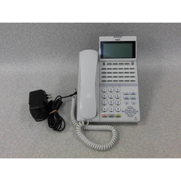 【中古】【アダプタ付き】ITZ-24D-2D(WH)　NEC Aspire UX　24ボタンIP多機能電話機【ビジネスホン 業務用 電話機 本体 子機】