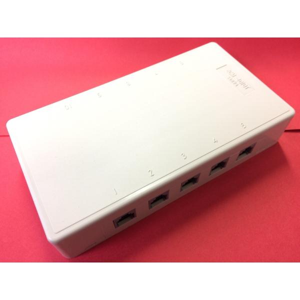 【中古品】2CM-4010T   電話用コンセント　6極4芯　10口 【ビジネスホン 業務用 電話機 本体 子機】