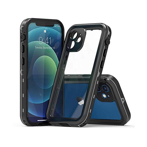 IP68超防水防塵と耐衝撃：最大2mまで水中で完全封鎖！自由自在に使用可能。耐久性：完全防塵、防雪、防埃、耐衝撃で、2mの高さから落下してもiPhone本体を保護できる耐衝撃プロテクションであり。タッチ操作自由：ケース表面は高い透明度PVC...