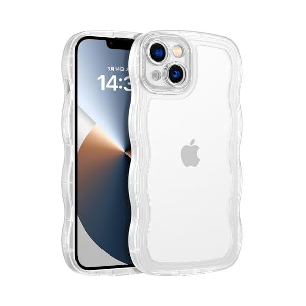 ★対応機種iPhone 13 スマートフォン専用保護カバー。6.1インチ iPhone 13 のためにデザインされたケースなので、あなたのiPhone 13 になめらかにぴったりフィットします。★高品質素材?衝撃吸収柔らかいTPU素材で設計...