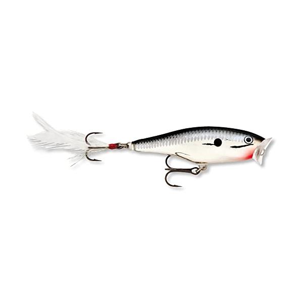 主な対応魚種: バスタイプ:フローティングサイズ:9cm / 重量:14gカラー:クローム CHトップウォーター