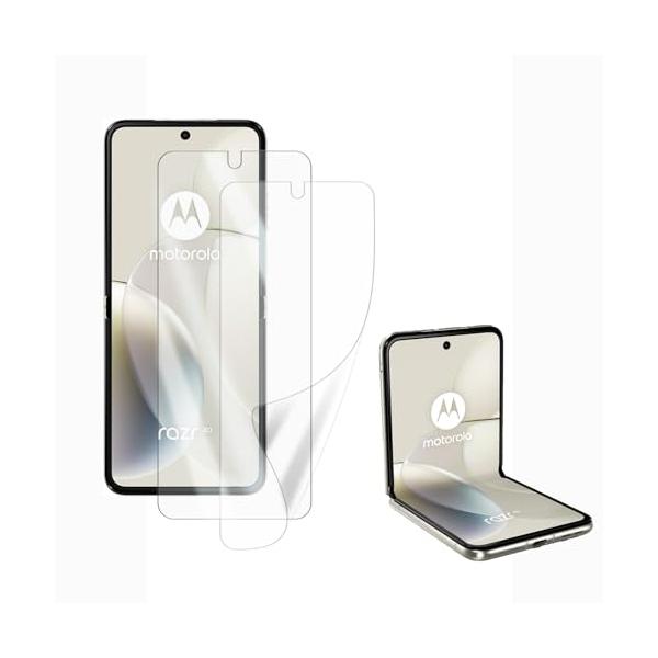 対応機種Motorola razr 40s / razr 40 用フィルム。ご注文の際に、モデル番号を対照し、確認をお願いします。高品質の素材 日常的な使用範囲内では傷つけることはありません。また高い透過性、超薄型設計で、汚れも防ぎます。傷...