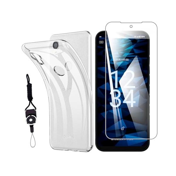 対応機種For Kyocera DIGNO SX3 KYG02 専用フィルム+透明ケース表面硬度9Hカッターなどの鋭利なものを当たってもキズが付きにくくて高い強度を持ち表面硬度9Hが特徴です。万が一の破損時も飛散防止加工によって破片はフィル...
