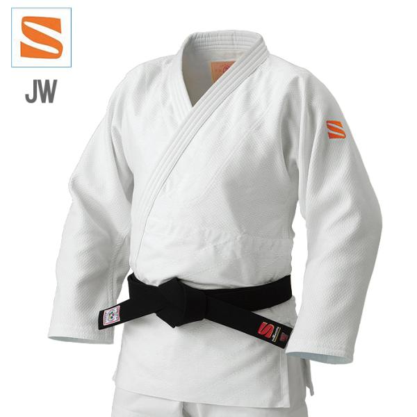 ■上下ロゴ金茶S刺繍入り■上衣： 綿35％　ポリエステル65％■ズボン： 綿100％■ホワイト■中国製※帯は別売りとなります。【 正規品 】お急ぎの場合はお問い合わせ下さいませ。在庫状況を確認致します。タイミングやサイズによって納期が1ヵ月...