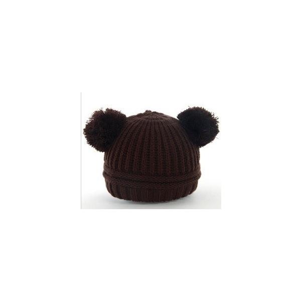 ボンボン付きのかわいいニット 帽子 です♪サイズ：フリーサイズ　約34〜45cm、　高さ 約18cm、幅 約17〜19cm適用年齢：6ヶ月〜3歳ぐらいまで　男女ユニセックスMade in China　ウール素材■お支払いについて・クレジット...