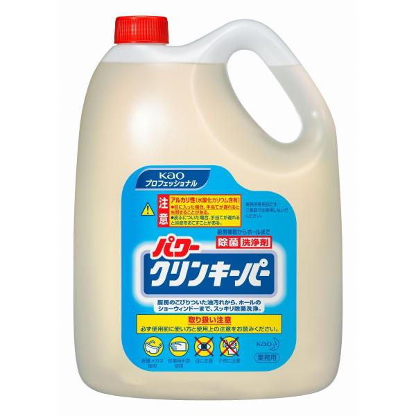 【特長１】厨房機器・設備のしつこい汚れから、ホールの汚れまでスッキリと除菌洗浄できます。・厨房の調理機器・冷蔵庫・床から、希釈してホールのテーブル、ガラスなどに使用できます。【特長２】優れた洗浄力・フライヤーなど加熱調理機器のこびりついた油...