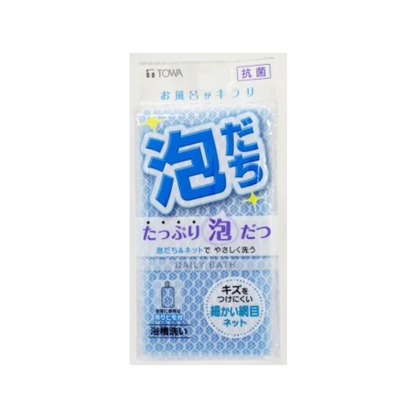 特徴キズをつけにくい細かい網目のネットを使用しています。泡立ちが良く、やさしく洗えます。抗菌加工を施しているので衛生的です。保管に便利な吊りヒモ付きです。仕様商品サイズ：約幅8×奥行4.5×高さ16（cm）材質：ネット／ポリエステル、スポン...