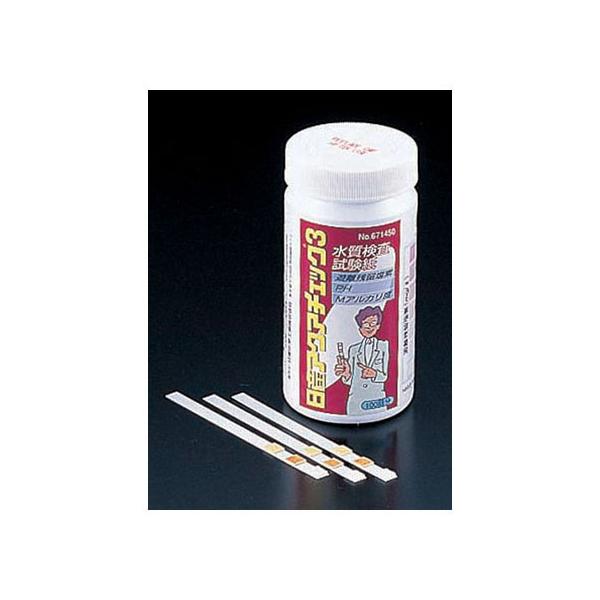 特徴遊泳プール、ジャグジー、浴場等の水質管理に。水質検査は試験紙タイプのアクアチェックにおまかせ！前処理なしに短時間（10〜30秒）で測定結果がすぐにわかります。容器も中身も焼却可能。廃液もなく人と環境に優しい。使用方法(1)試験紙を水に浸...