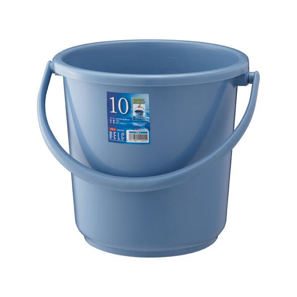特徴持ち手が丸く手に優しい。ガスインジェクション成形により握り込み易く、重くても手が痛くなりにくい。仕様商品サイズ：φ279×258（mm）商品重量：459（g）容量：10（L）材質：PPカラー：ブルー67-9350-94