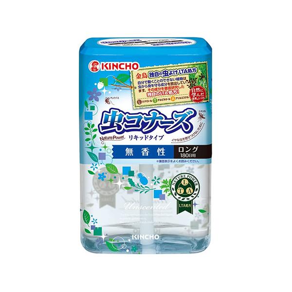 特徴緑茶エキス配合で高い消臭効果を発揮。香りが気にならない無香性。仕様商品サイズ：幅／88mm、奥行／65mm、高さ／140mm重量：477g持続期間：180日用香り：無香料有効成分：天然由来成分（テルピネオールなど）適用害虫：ユスリカ、チ...